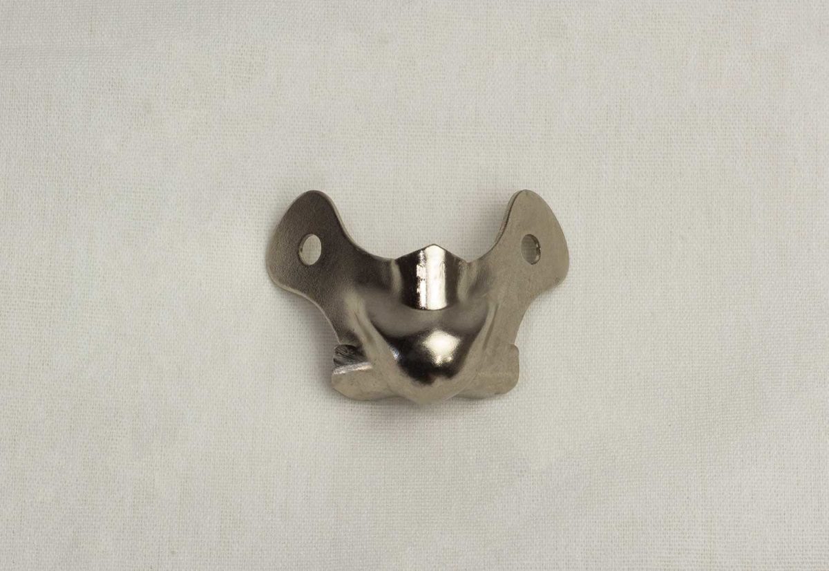 Nickel 2-Leg Corner | Genuine Restoration Hardware | Gerstner