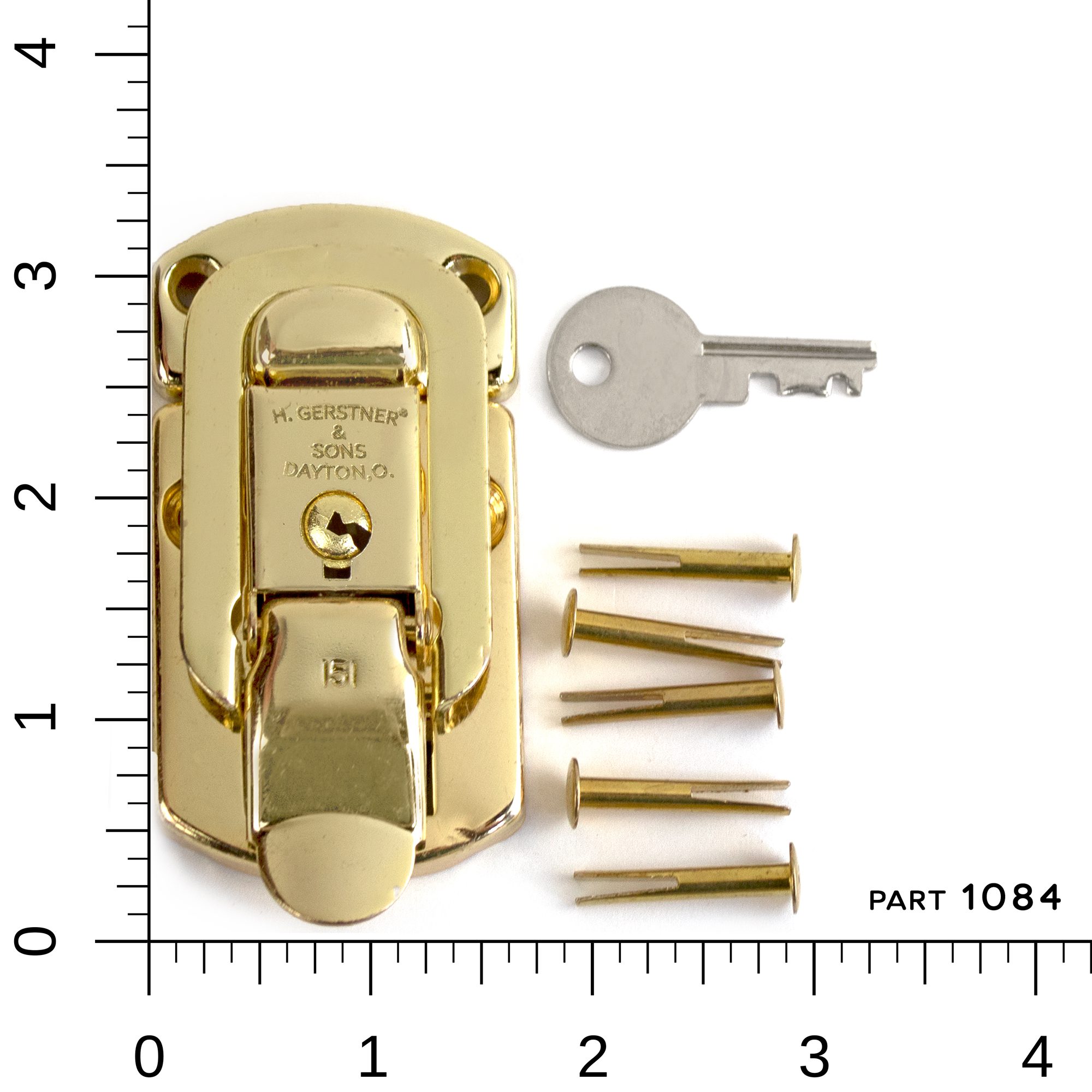 Brass Chest Lock | Genuine Restoration Hardware | Gerstner