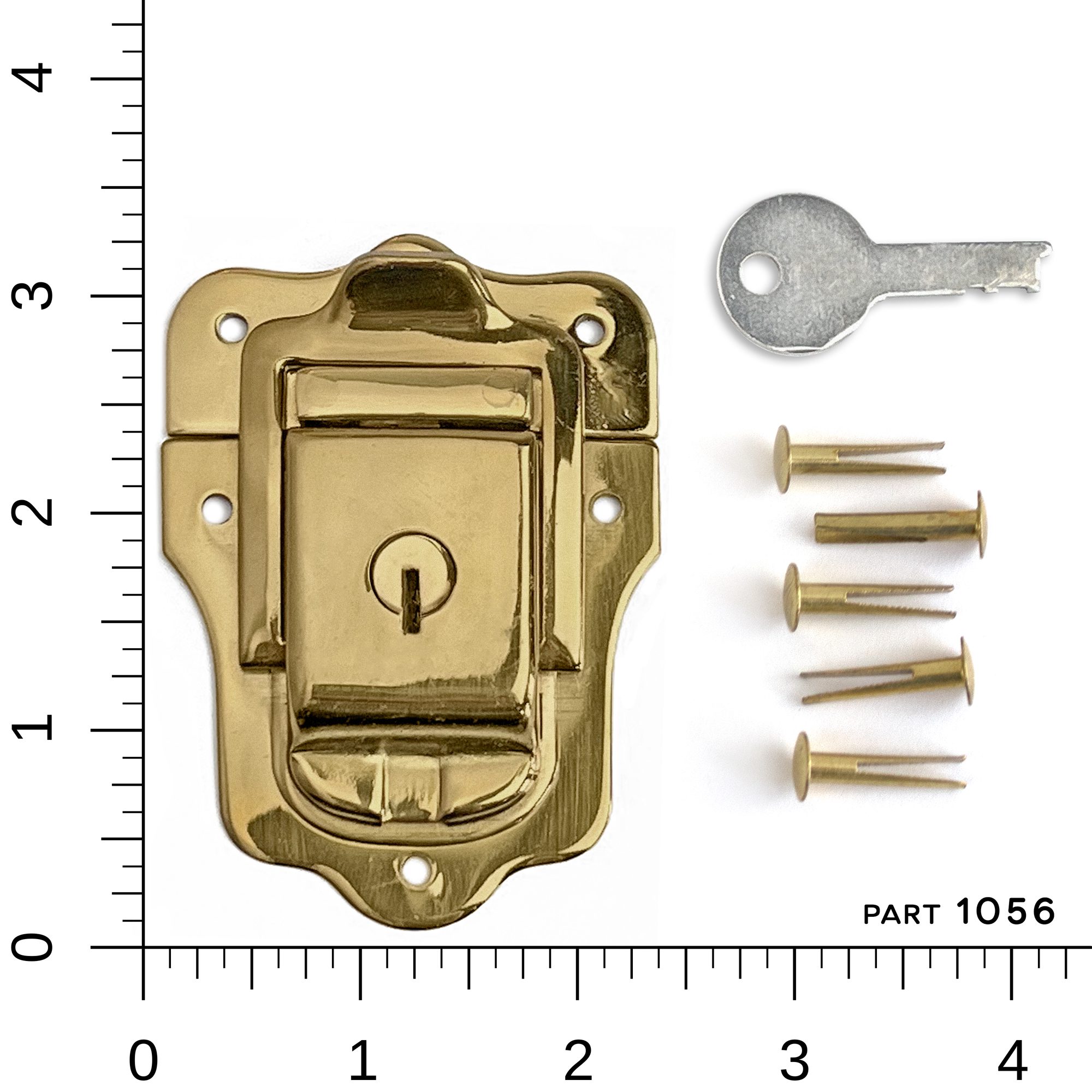 Brass Chest Lock | Genuine Restoration Hardware | Gerstner