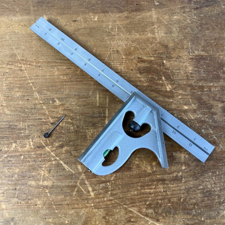 12" 2-Piece Combination Square – Accurate & Durable