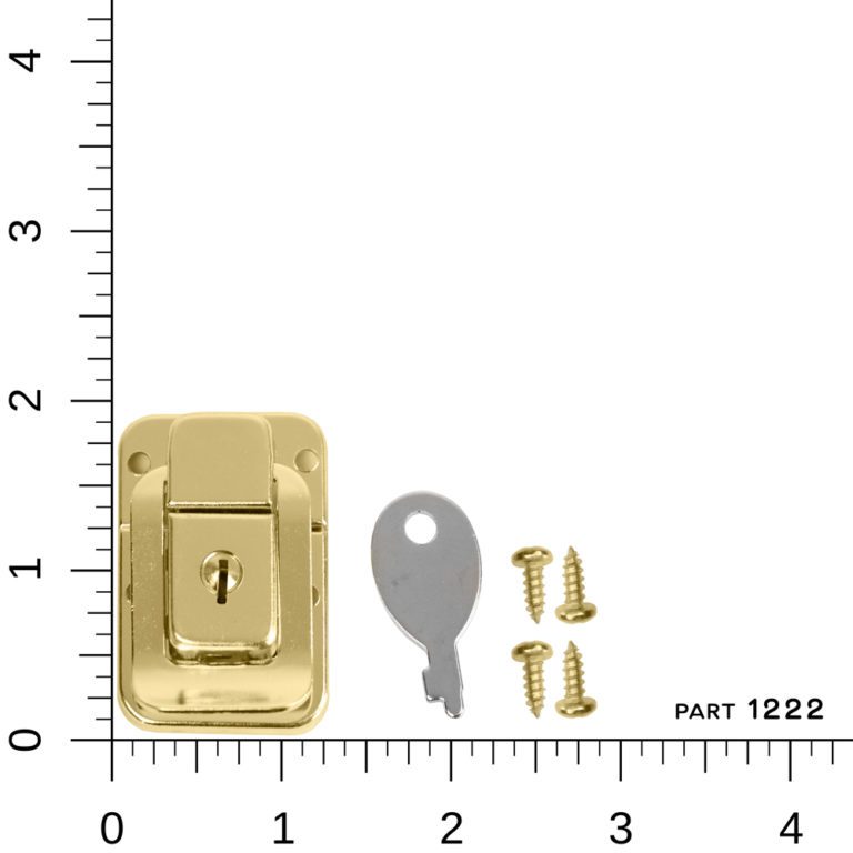 Part 1222 - Brass Lock with Screws
