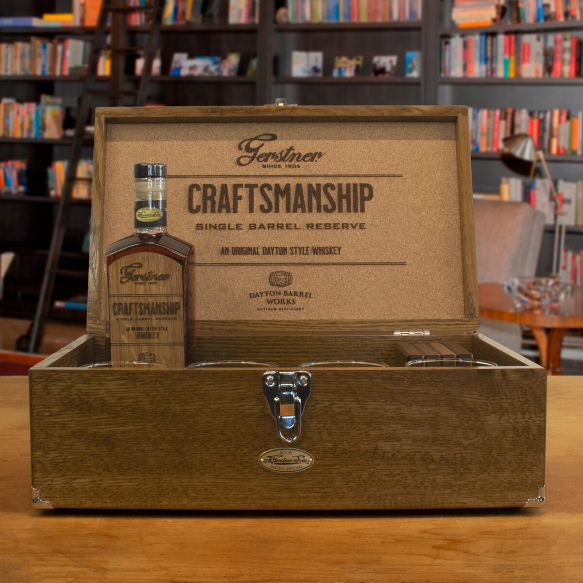 Gerstner 1700-GS Traveler – Whiskey Case in Golden Oak