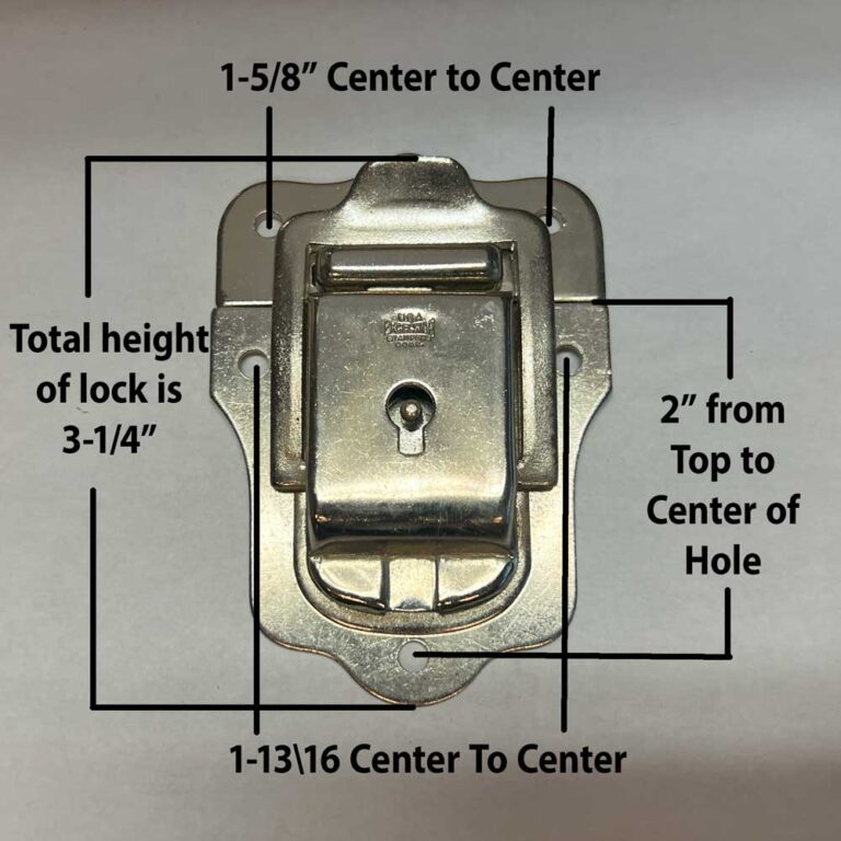 Nickel Excelsior Lock | Genuine Restoration Hardware | Gerstner