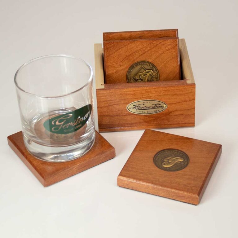 Gerstner Coaster Set, Handcrafted Wooden Coasters